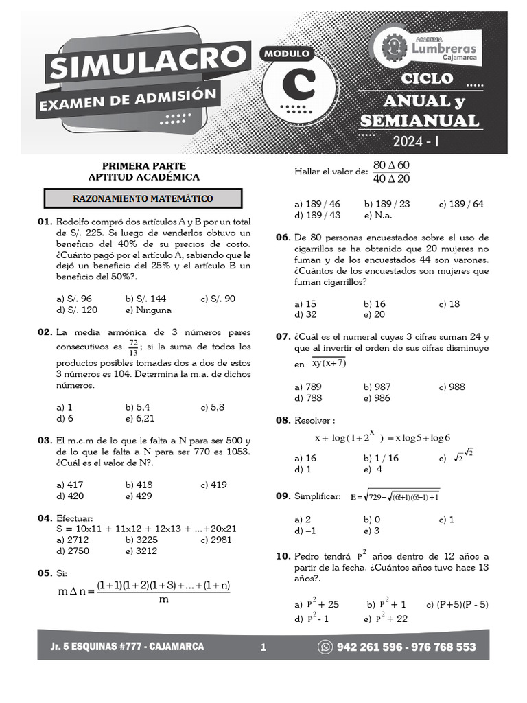 S24 08 Modulo C | PDF