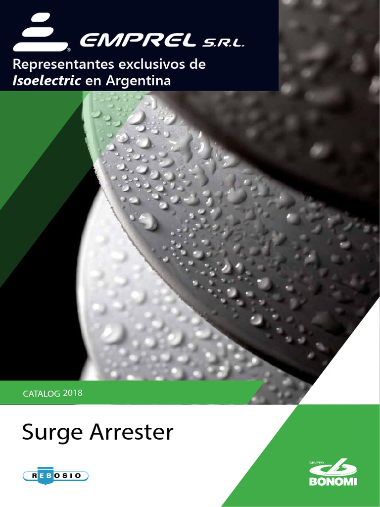 Catálogo Técnico Descargadores Isoelectric | PDF | Zinc Oxide ...