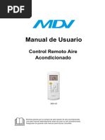 Manual de Operacion Mini Split Prime PDF | PDF | Control remoto ...