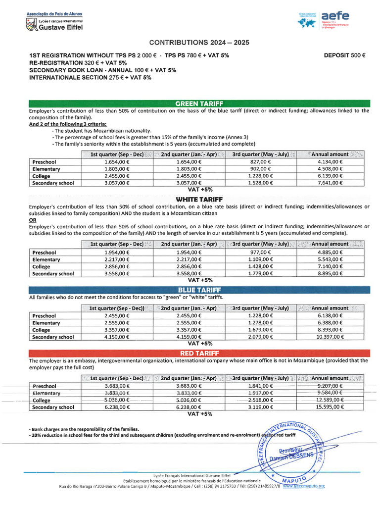 School-Fees-2024-2025-1 | PDF