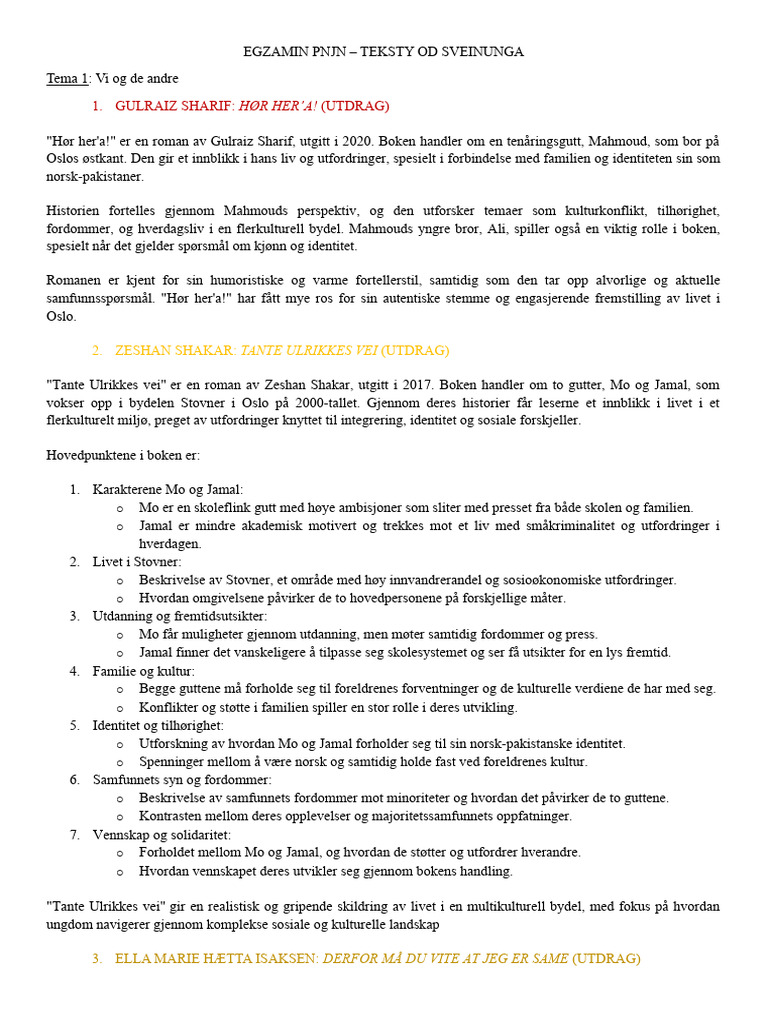 Emner Til Eksamen | PDF
