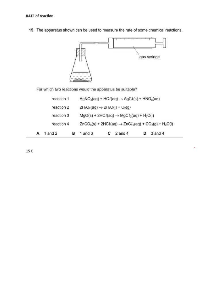 Understanding Reaction Rates | PDF