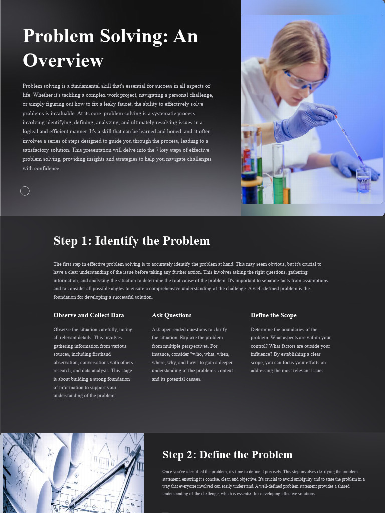 Problem Solving an Overview | Download Free PDF | Brainstorming | Risk