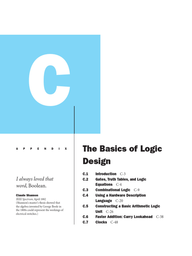 Appendix-C1-C14 (PP 374-379 Del PDF Del Libro) | PDF | Logic Gate | Read Only Memory