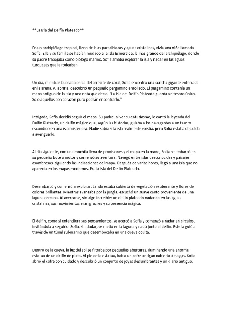 04 La Isla Del Delfín Plateado | PDF | Isla