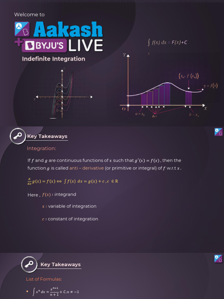 Indefinite Integration | PDF | Function (Mathematics) | Trigonometric Functions