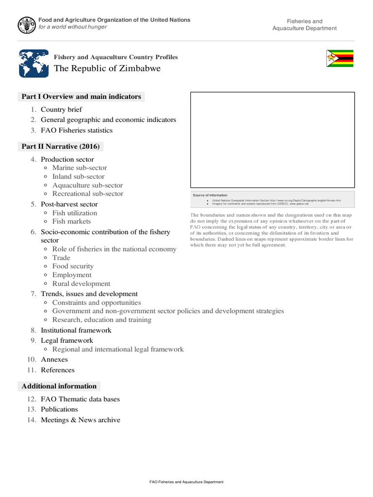FAO Fisheries & Aquaculture - Fishery and Aquaculture Country Profiles ...