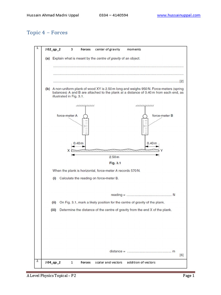 Forces 2 | PDF | Force | Kinematics
