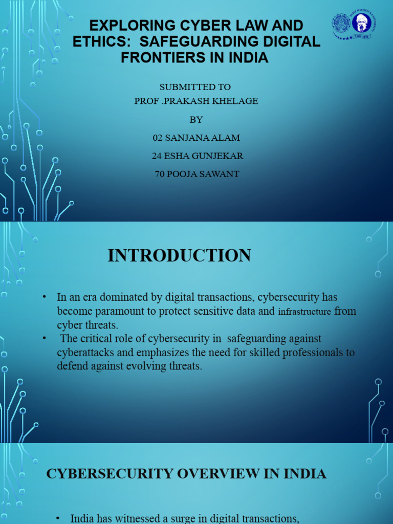 Cyber Law | PDF | Computer Security | Security