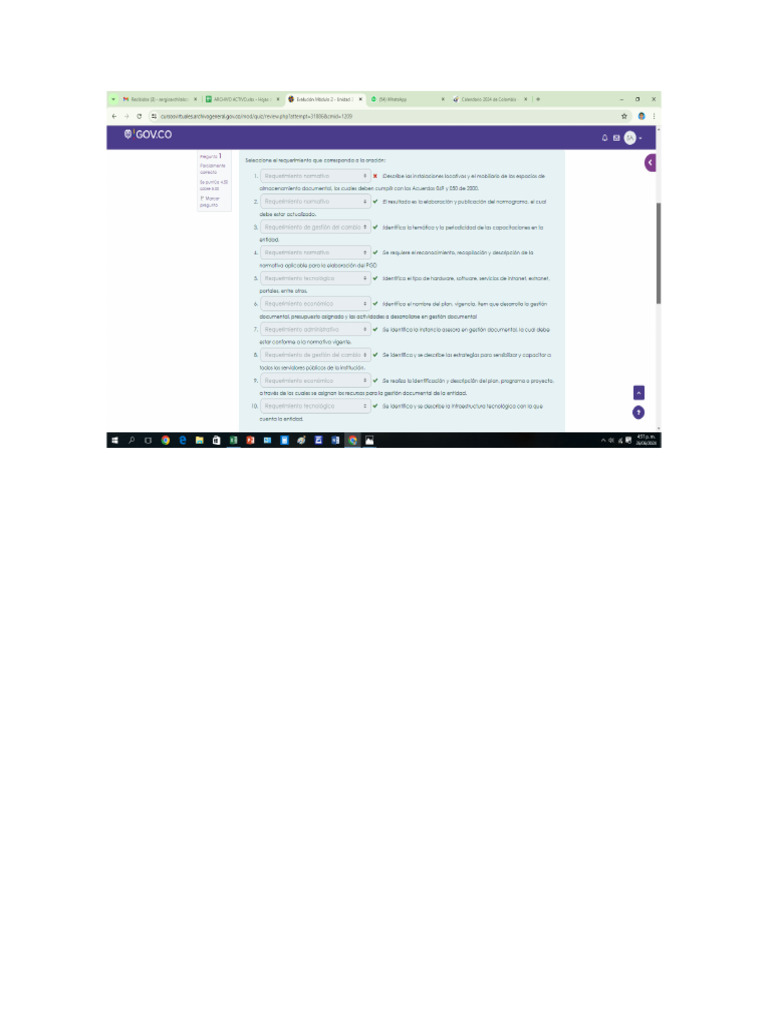 Evaluacion Modulo 2 Unidad 2 PGD | PDF