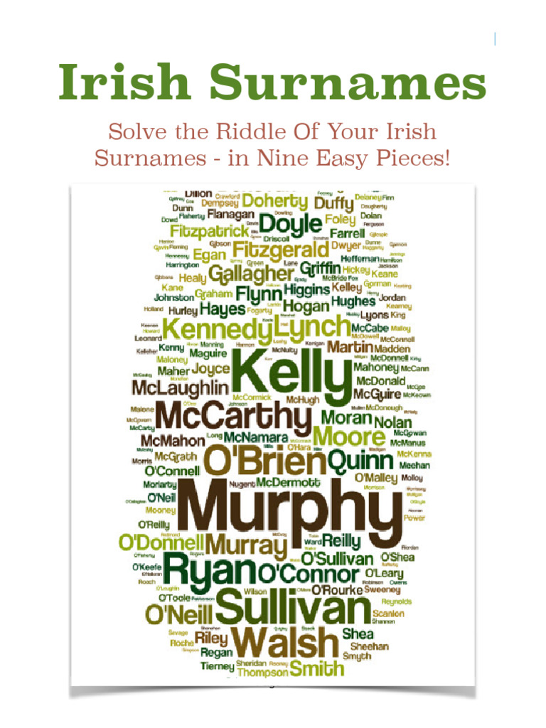 Irish Surnames 9 Easy Pieces | PDF | Irish Language | Ireland