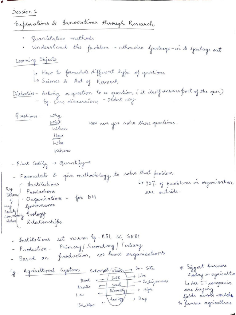 SORM Notes | PDF