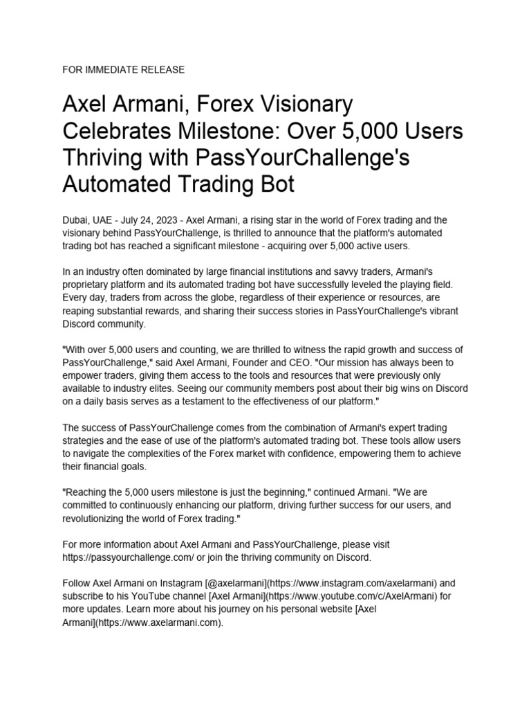 Axel Armani | PDF | Private Sector | Business