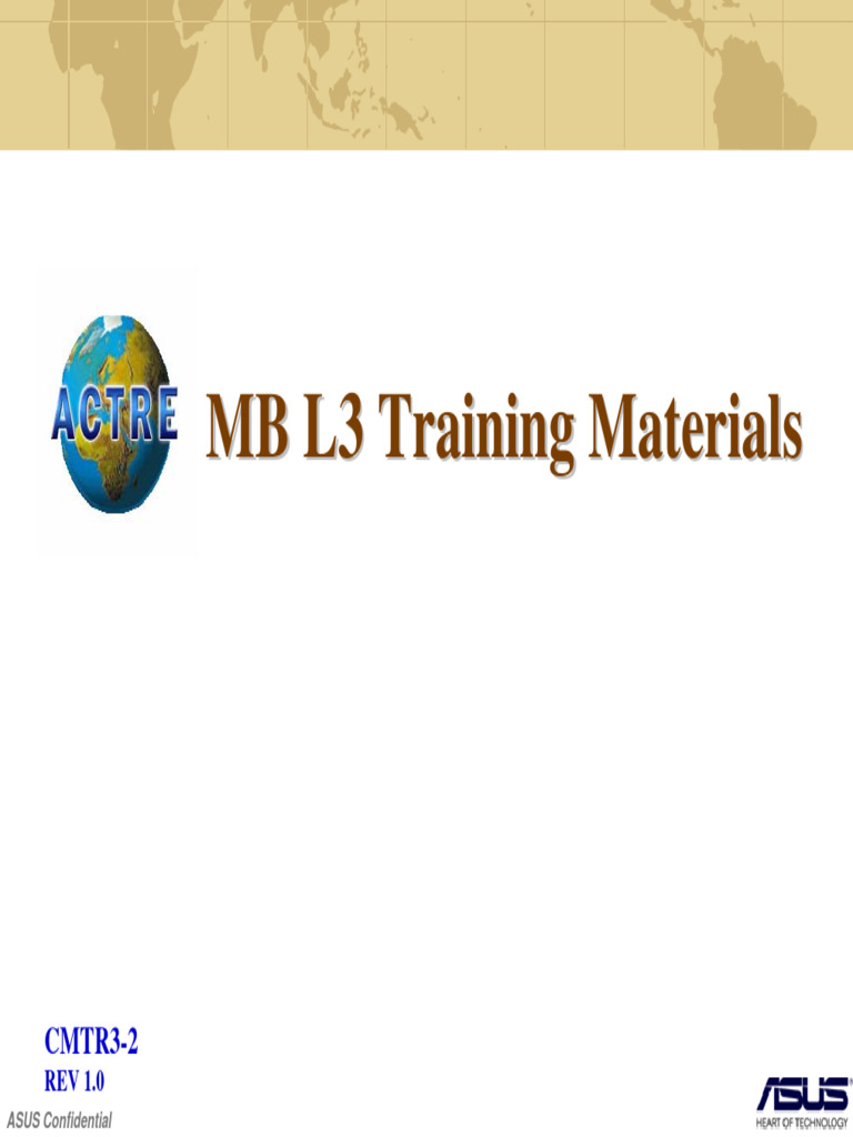 MB L3 Training Materials | PDF | Computer Architecture | Computer Science
