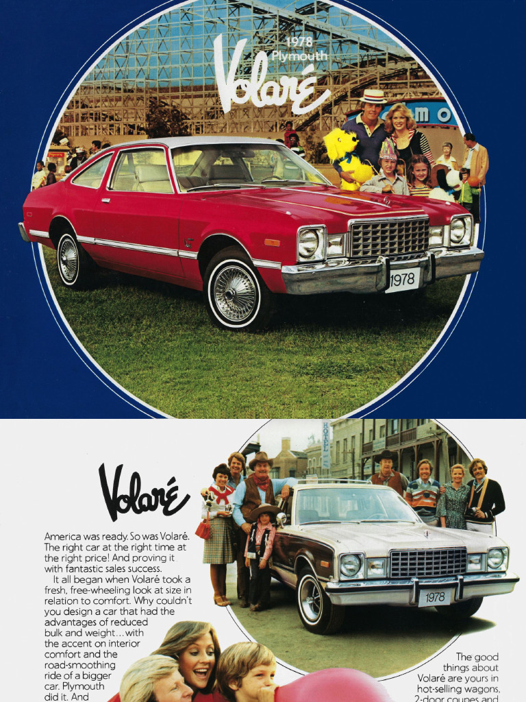 1978 Plymouth Volare Brochure. USA | PDF