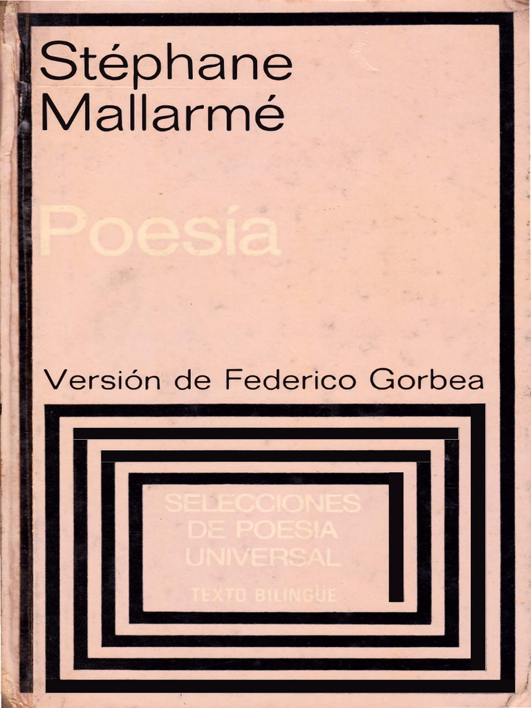 Poesía (Stéphane Mallarmé (Versión de FEDERICO GORBEA) ) (Z-Library) | PDF