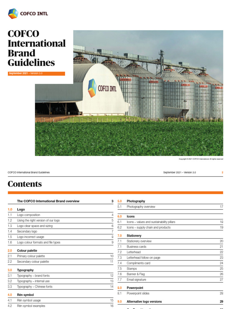 Brand Guidelines Cofco Identidade Visual | PDF | Graphic Design ...