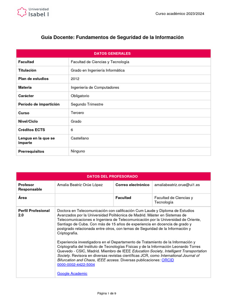 GD Grado Informatica Fundamentos de Seguridad de La Informacion | PDF | La seguridad informática ...