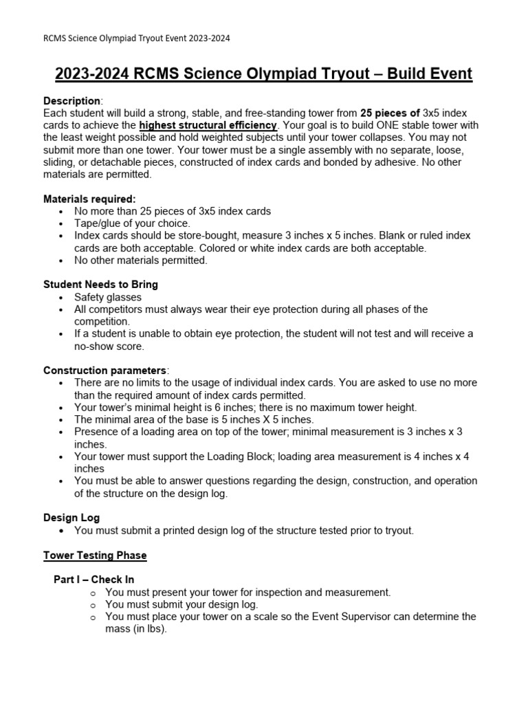 Build Event Instruction | PDF | Adhesive