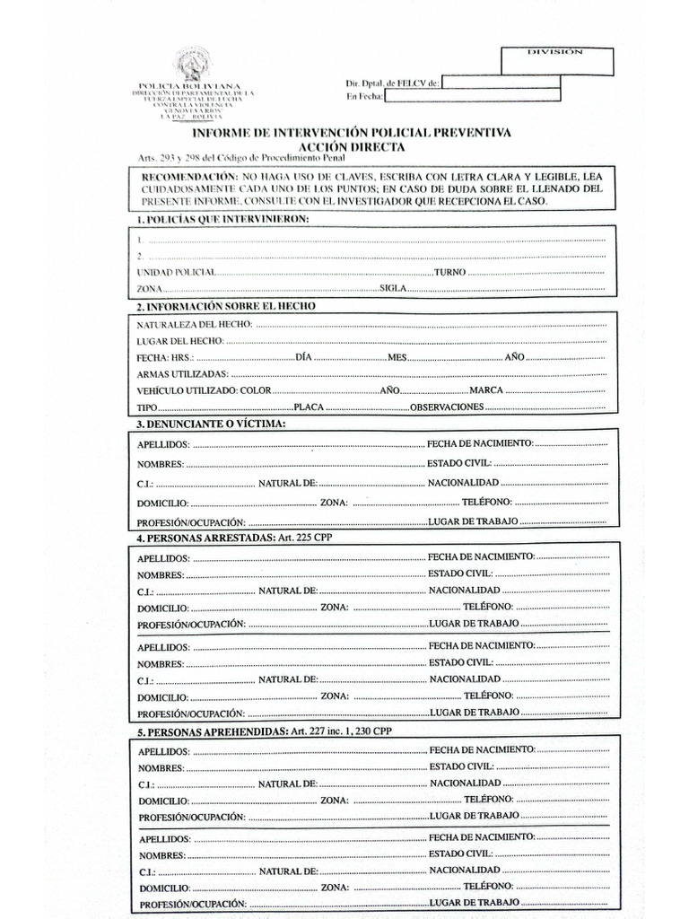 Acción Directa Felcv | PDF