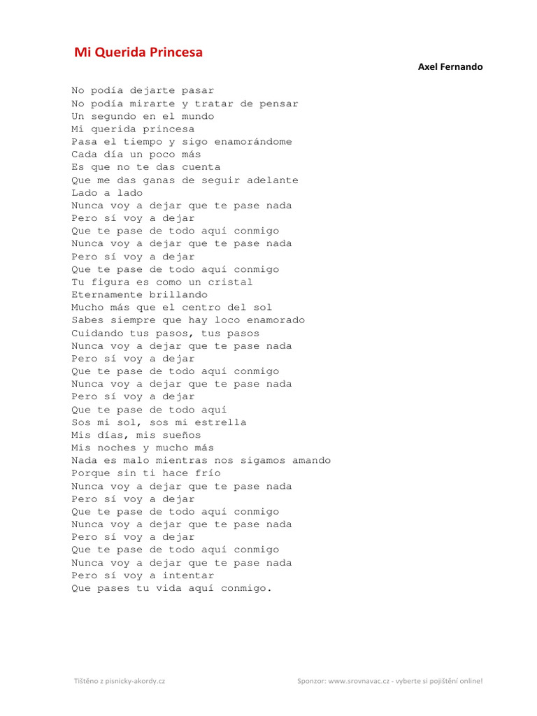 Mi_Querida_Princesa | PDF