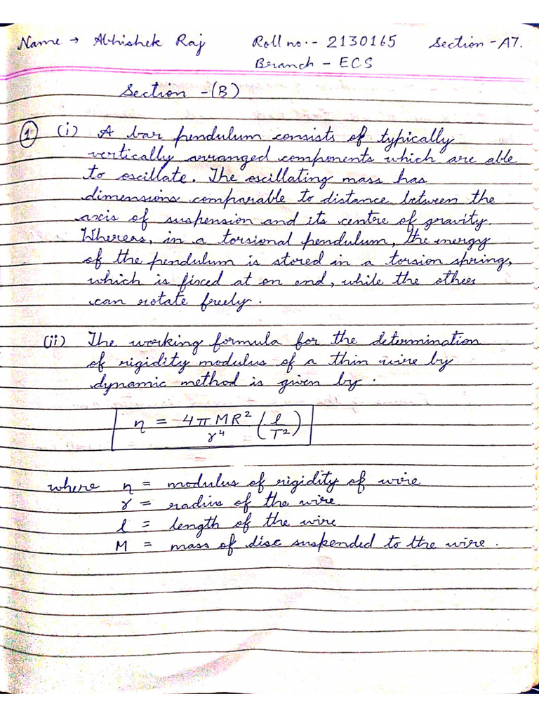 Physics Lab Exam | PDF