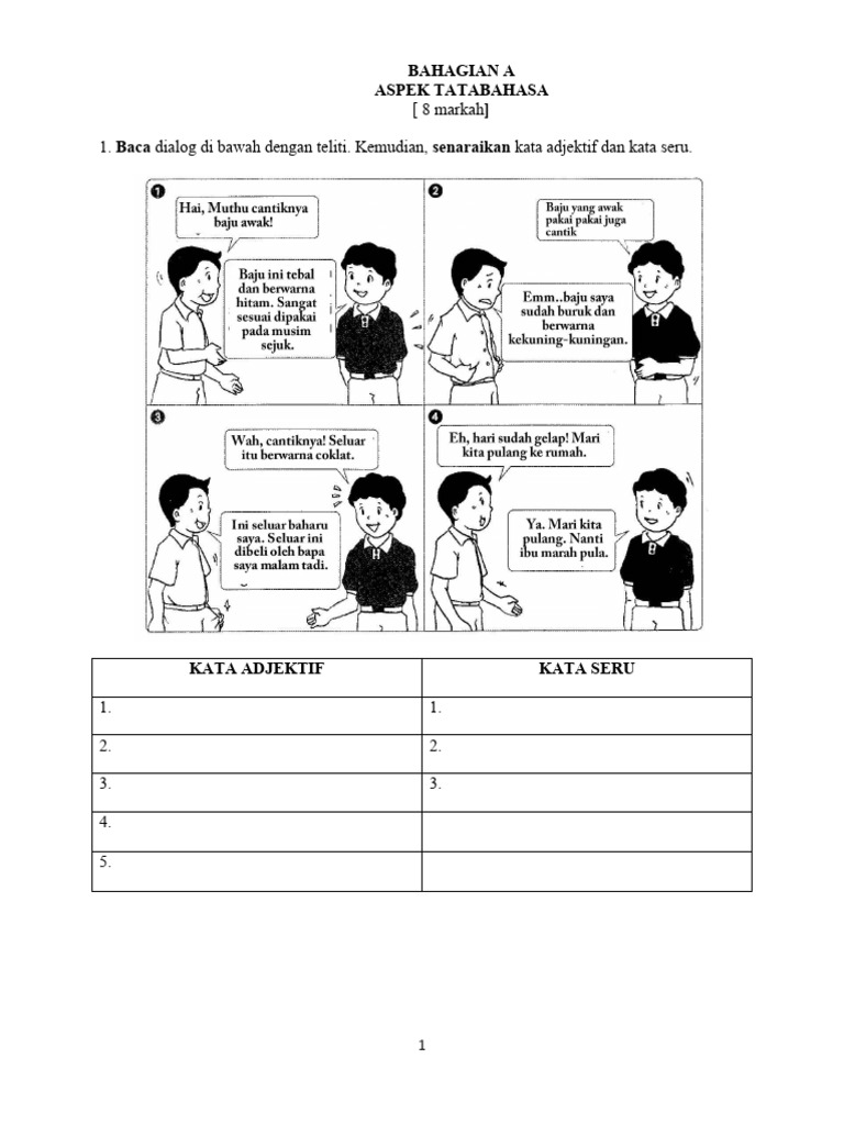 KSSM Contoh Soalan | PDF
