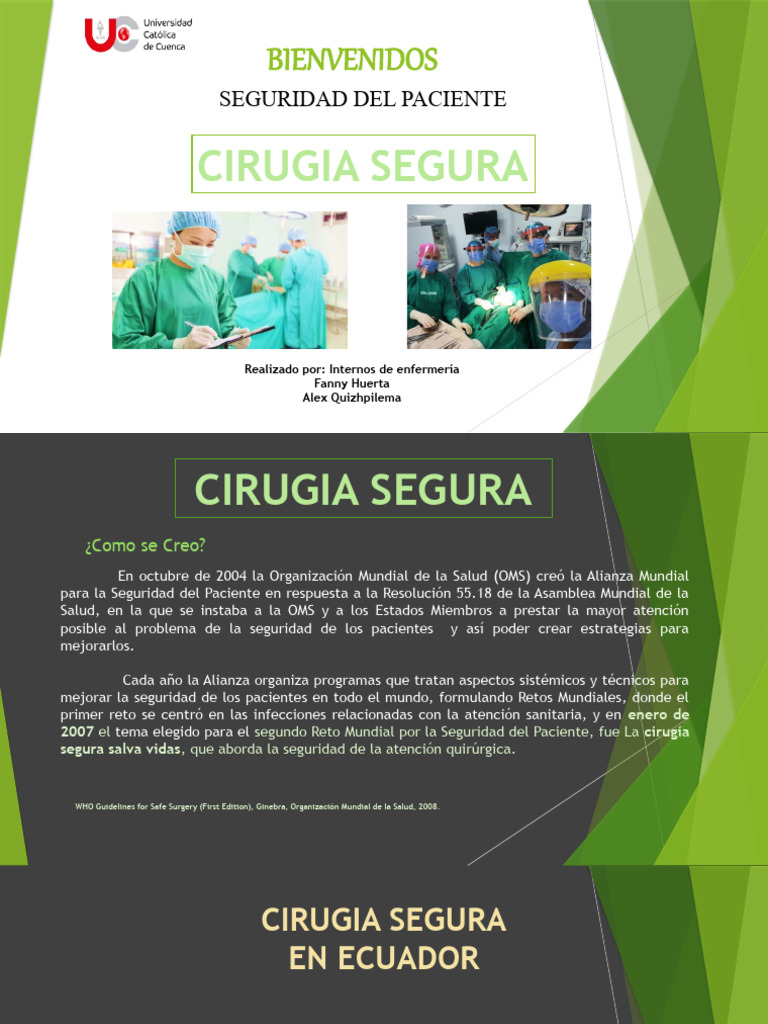 Cirugia Segura Pdf Cirugía Anestesia