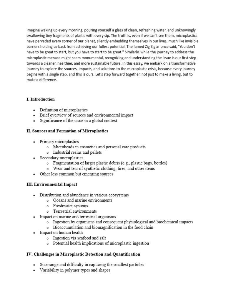 microplastic pollution | Download Free PDF | Plastic | Environmental Issues