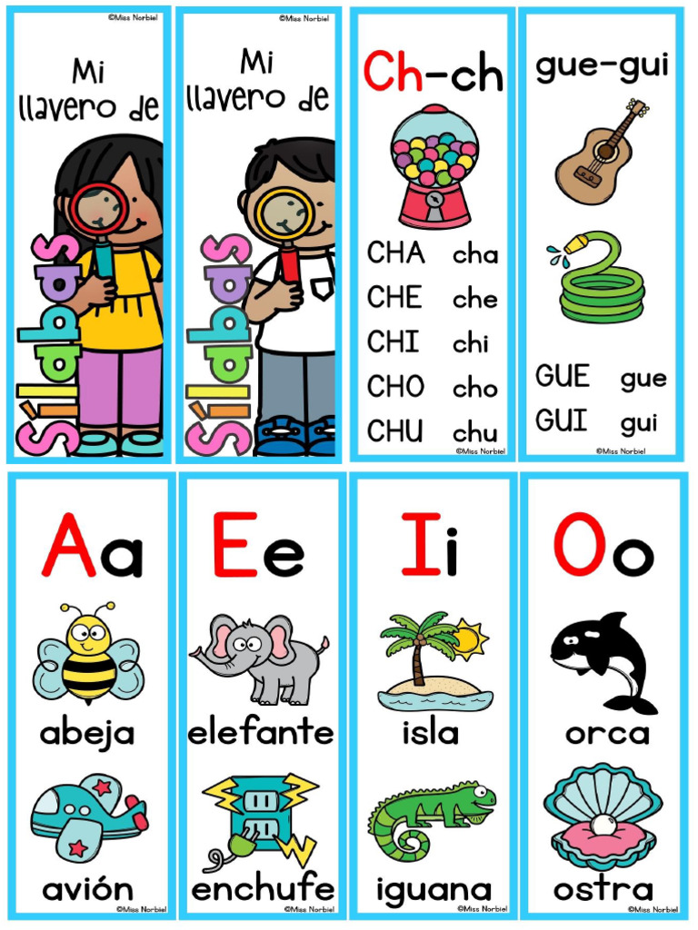 Llavero de Silabas | PDF | Arte