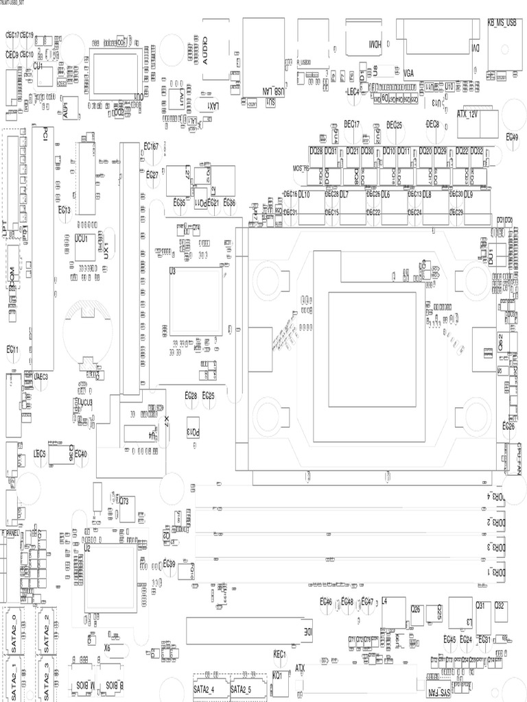 78LMT-USB3 Rev.5.0位置图 | PDF | Computer Engineering | Electronic Engineering
