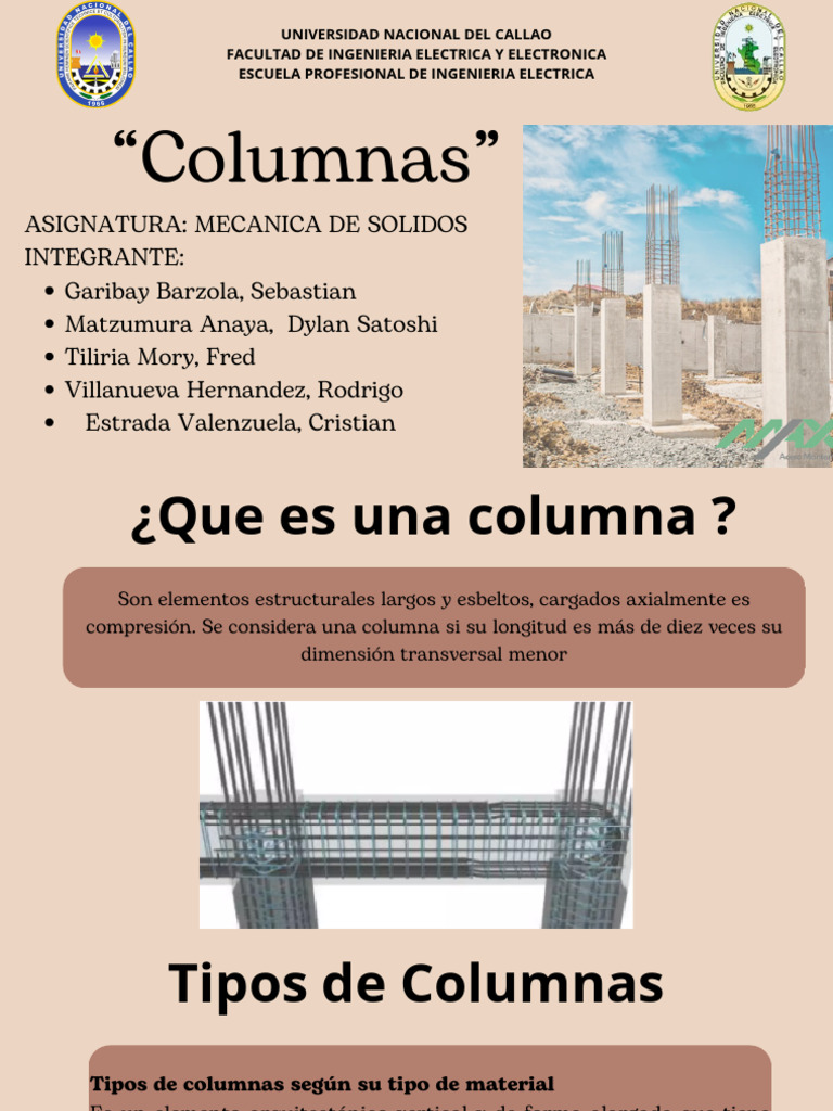 Columnas | PDF | Columna | Pandeo