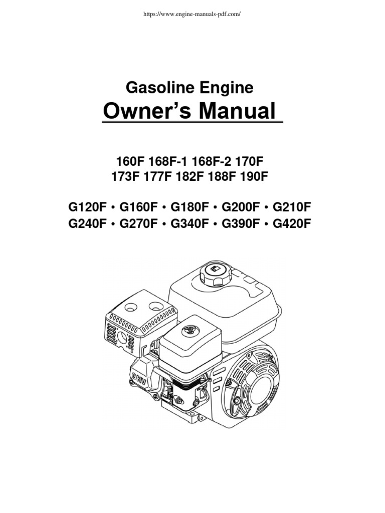 Loncin G120F G160F G180F G200F G210F G240F G270F G340F G390F G420F ...