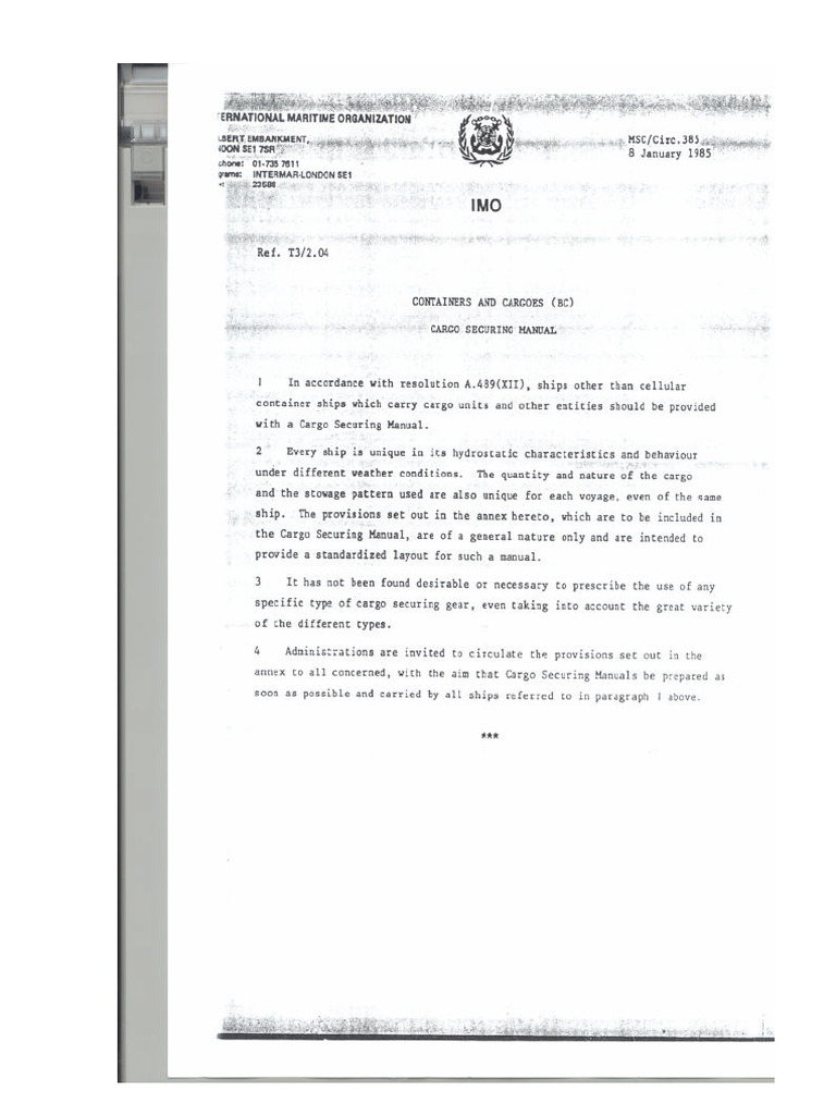 Encl 4 MSC - Circ385 | PDF