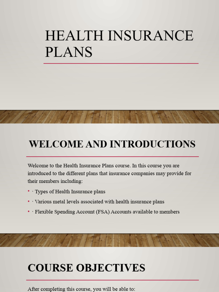Health Insurance Plans | PDF | Health Savings Account | Health ...
