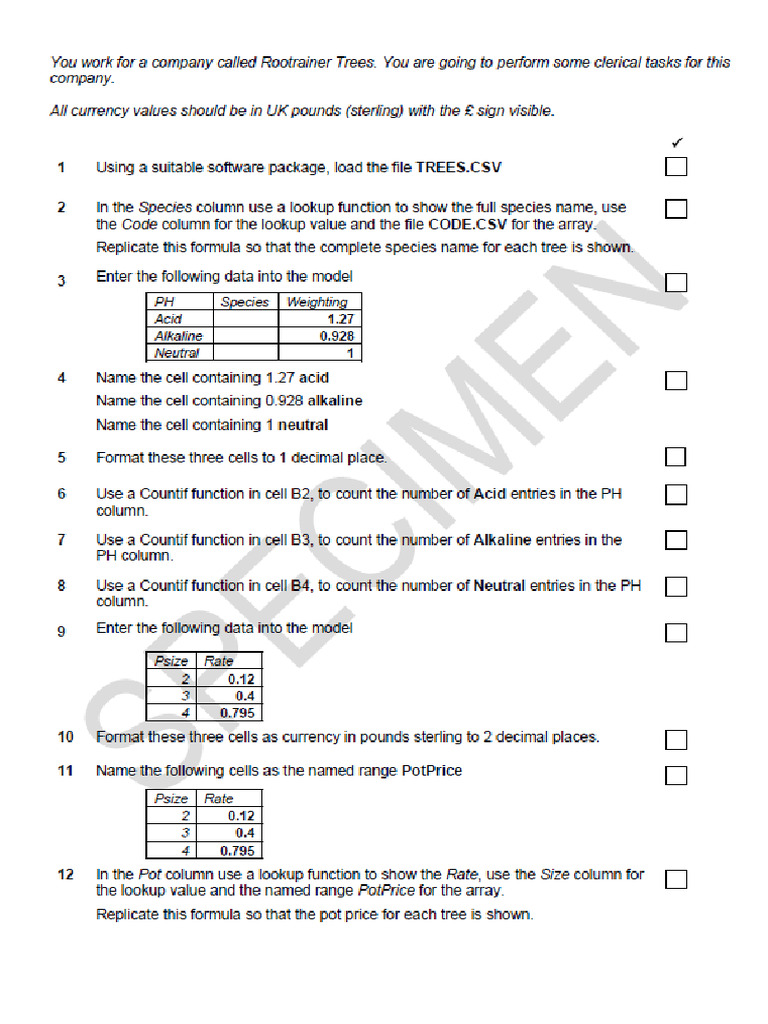 2007 Data Analysis Test | PDF