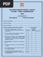 Sure Key Examinations Board p.7 Ple Mathematics | PDF | Mathematics