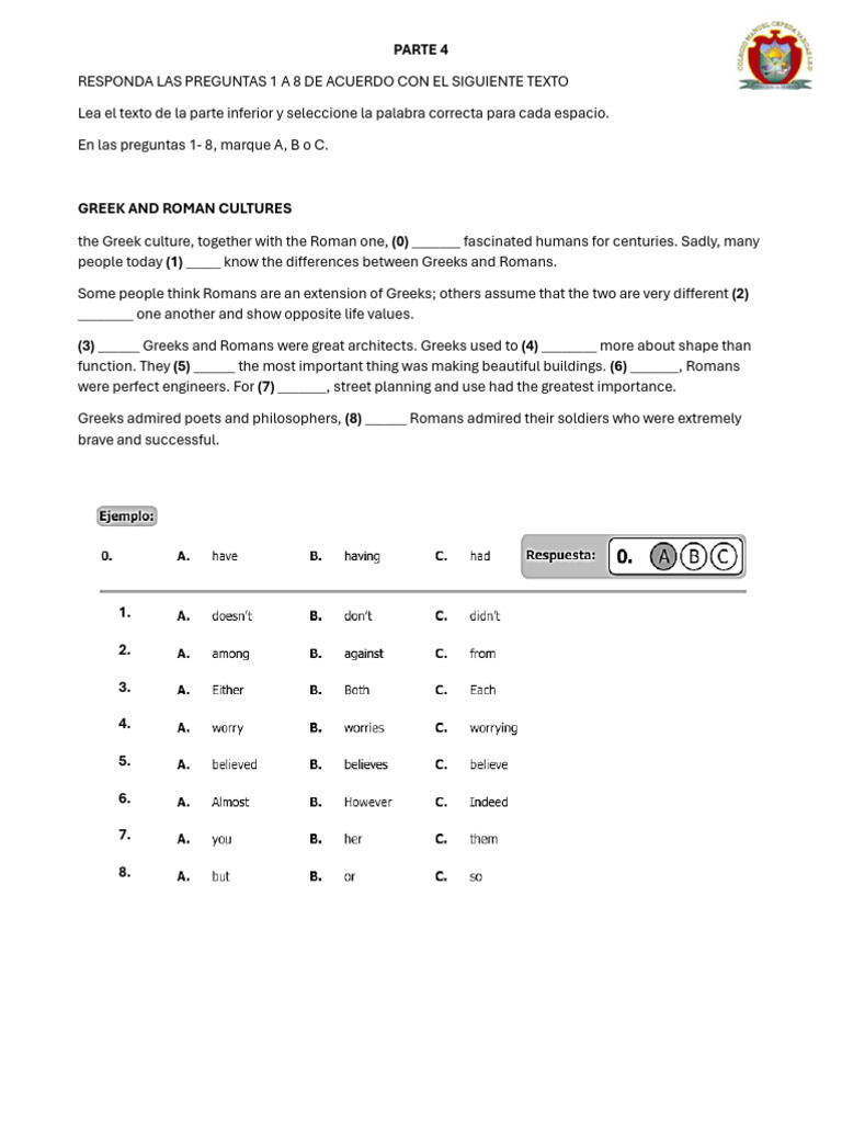 ICFES - Ingles - Simulacro | PDF | Art