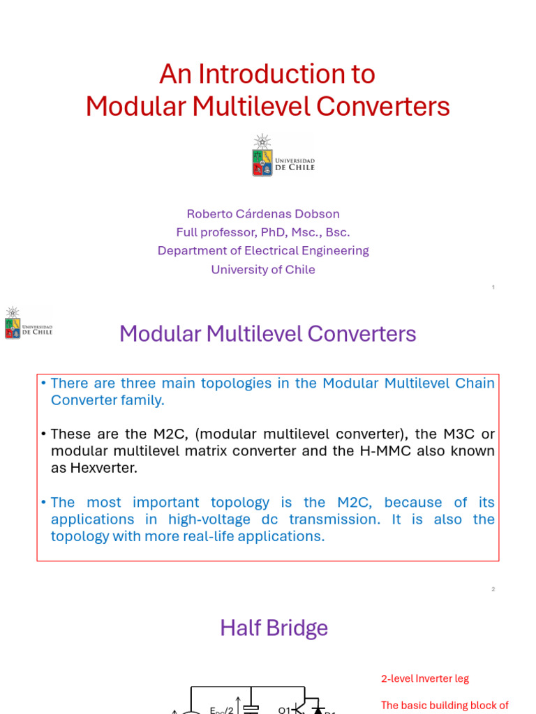 Modular Multilevel Converters Gijon | PDF | High Voltage Direct Current ...