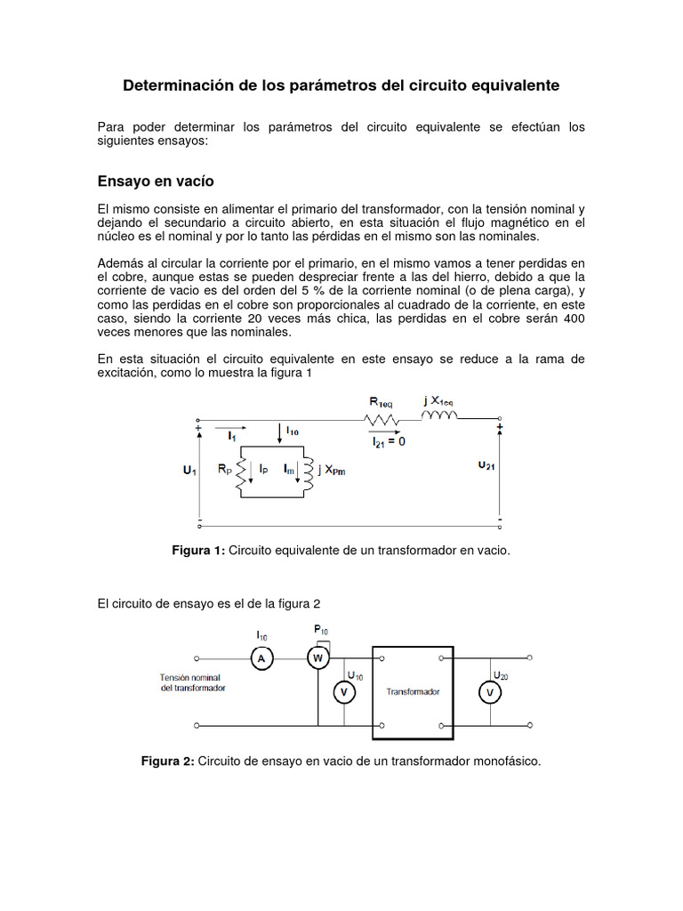 Ensayo en Vacío | PDF