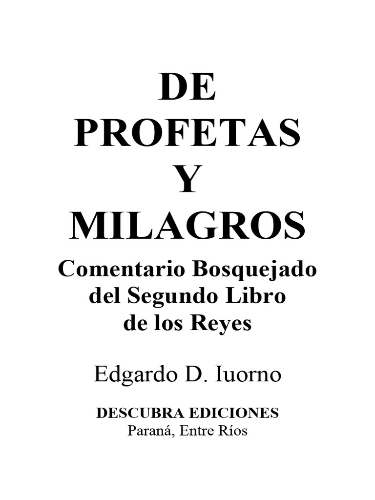 2 reyes | PDF | Elijah | Profeta