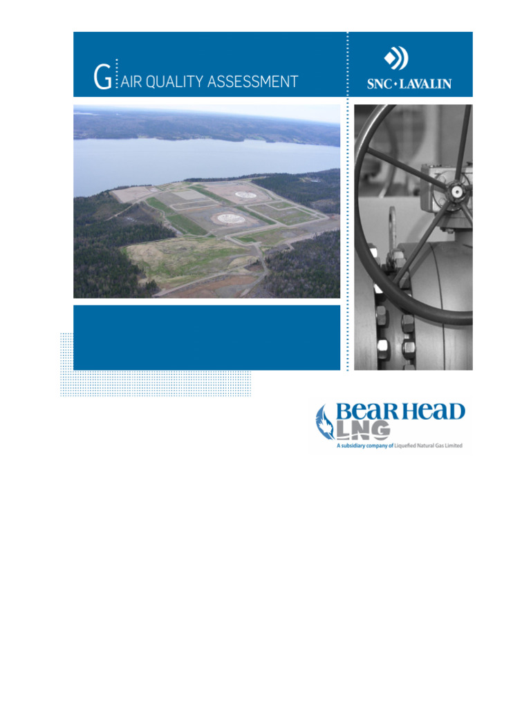Appendix G Air Quality Assessment | PDF | Liquefied Natural Gas ...