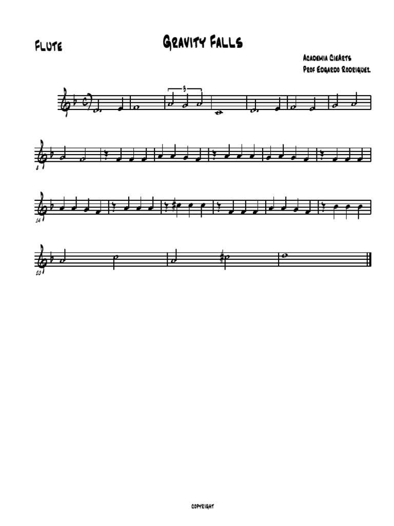 Gravity Falls Flauta | PDF