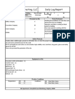 Site Diary Template for Construction | PDF
