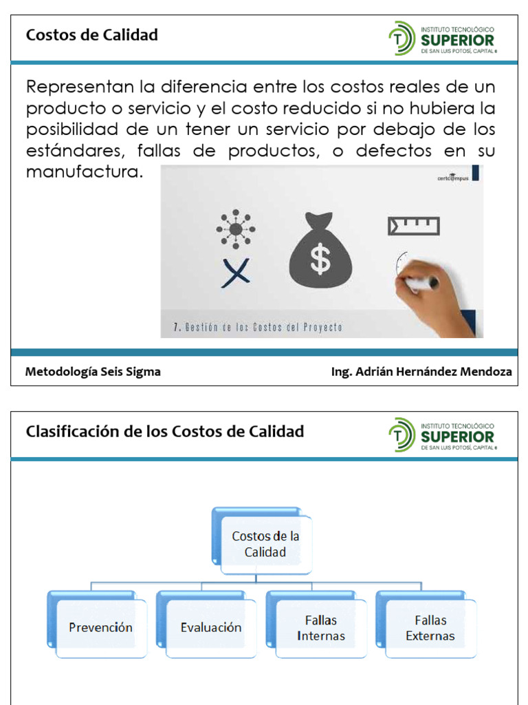 Costos de Calidad | PDF | Calidad (comercial) | Six Sigma