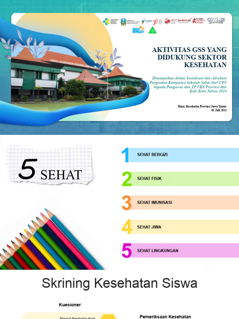 Aktivitas GSS Yang Didukung Kementerian Kesehatan | PDF