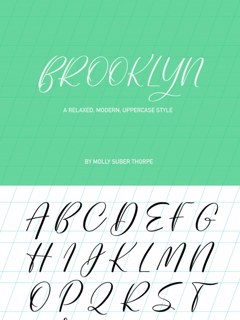 Brooklyn Practice Sheets US Letter Size | PDF