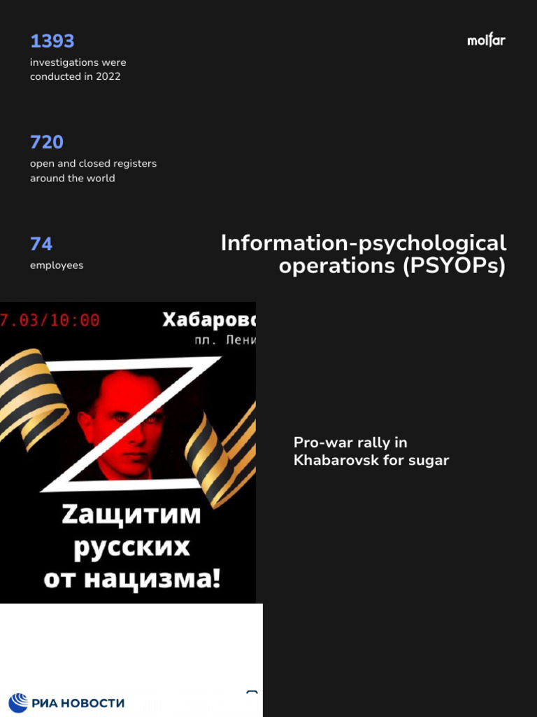 2022 PSYOPs Investigations Overview | PDF | Vladimir Putin | World Politics