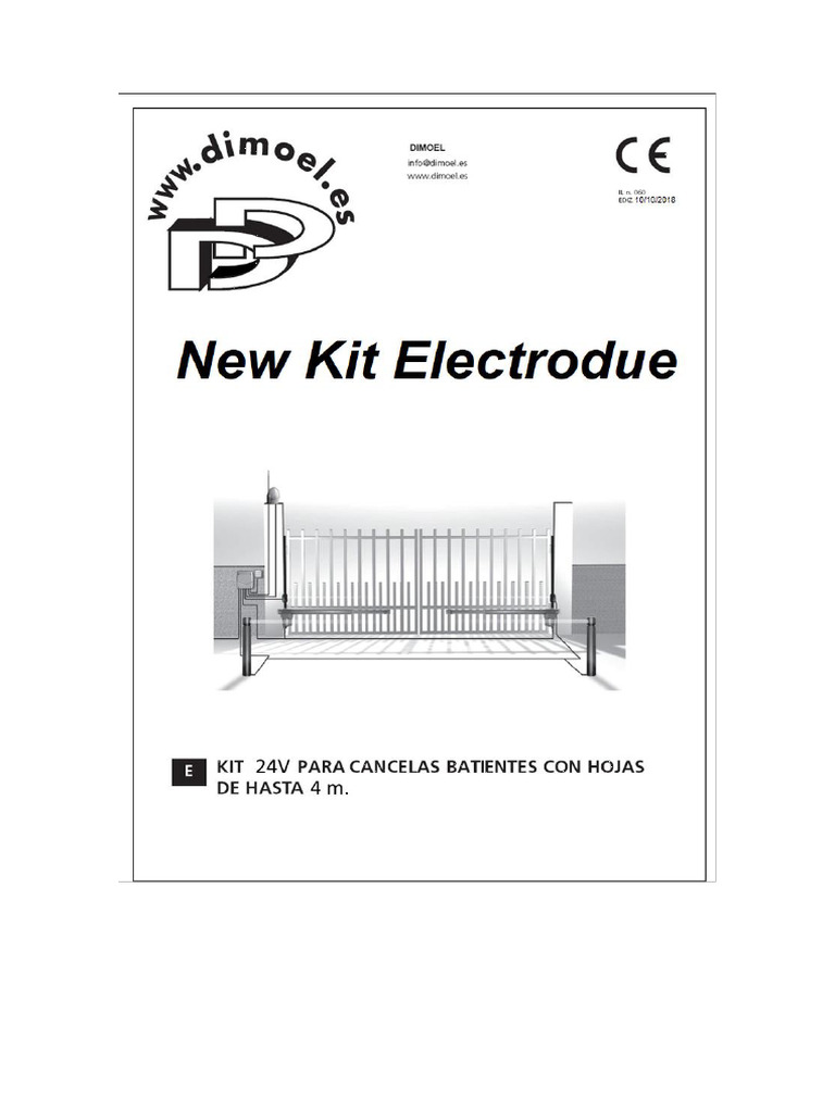 Manual Kit New Electrodue Esp PT en 1 | PDF | Cambiar | Diodo emisor de luz