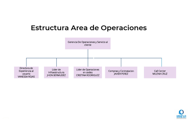 Estructura Area Operaciones | PDF